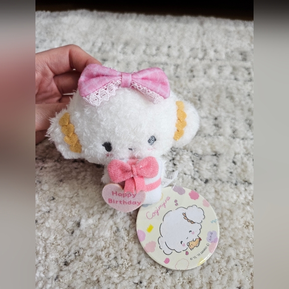 Sanrio | Toys | Sanrio Cogimyun Happy Bday Plush Keychain | Poshmark